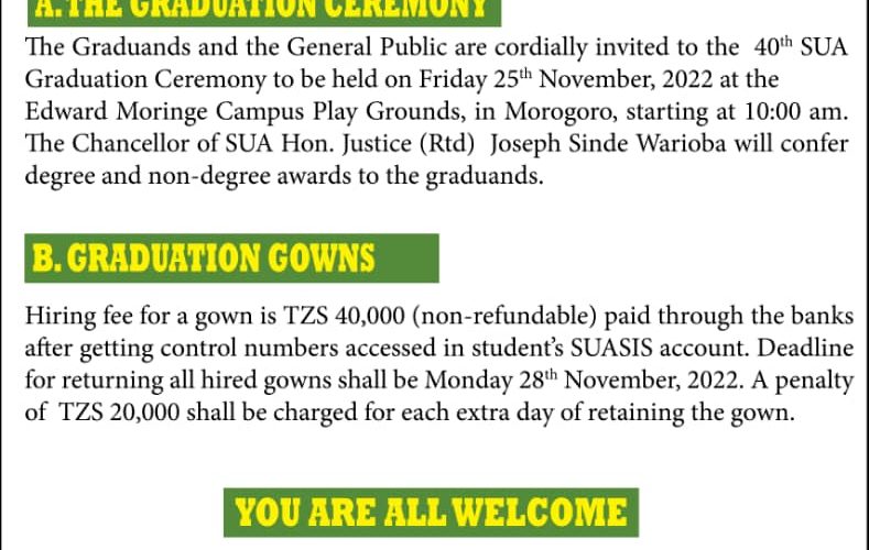 College of Economics and Business Studies | Sokoine University of ...